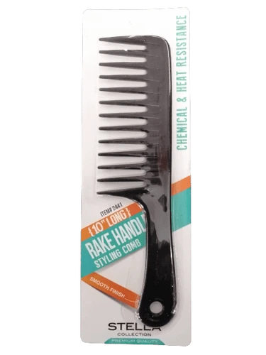Stella Collection Rake Handle Styling Comb (10 Inch Long) | Expression ...