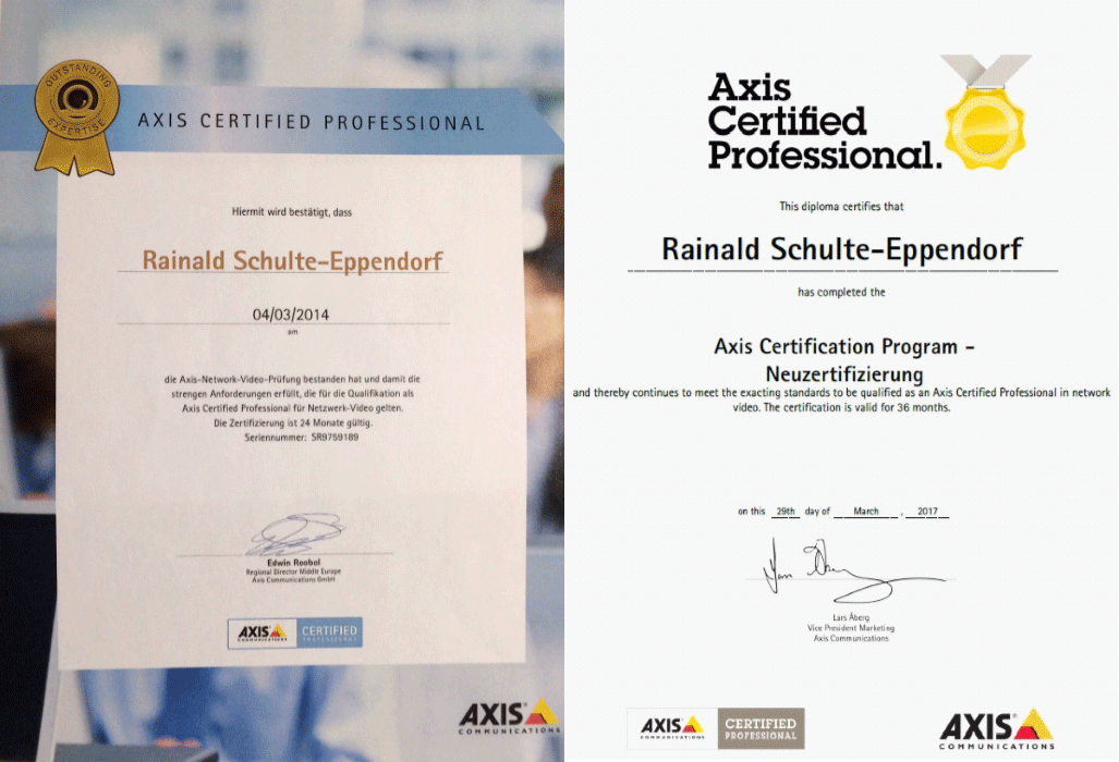 Rainald Schulte-Eppendorf - Owner - Santa Cruz Video Security - AXIS ...