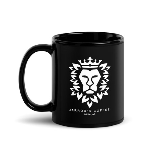 Jarrod's Black Glossy Mug | Jarrod's Coffee