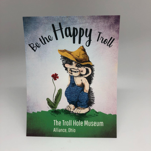 Happy Troll Postcard | trollhole