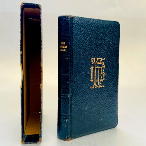 1960 Sunday Missal Vintage Leather Catholic Prayer Book Illustrated ...