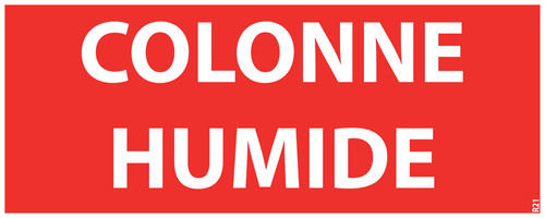 Panneau colonne humide | LP Sécurité
