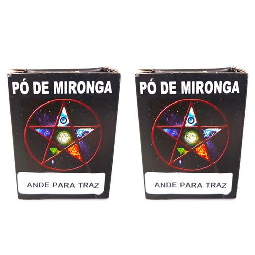 Pó de Mironga Ande Para Traz Ritual Umbanda Macumba Exu Magia Simpatia ...