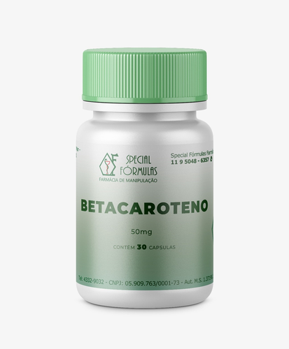 Betacaroteno- 50mg- 30 Caps | Special Fórmulas