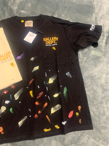 Gallery dept paint splatter.cream or black | Swagga Spot