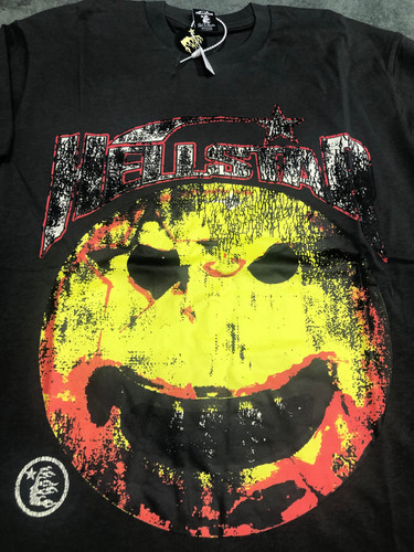 Smiley face Hellstar tee S,m,l | Swagga Spot
