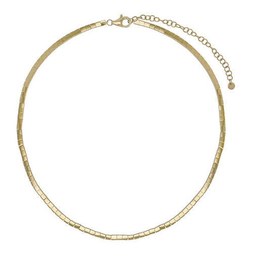 14K Solid Gold Square Shape Mount Necklace | The Karat Store