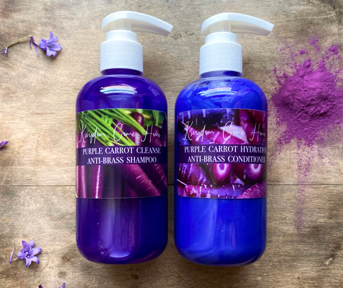 Purple Carrot Hydrating Shampoo & Conditioner | Kingdom Come Home