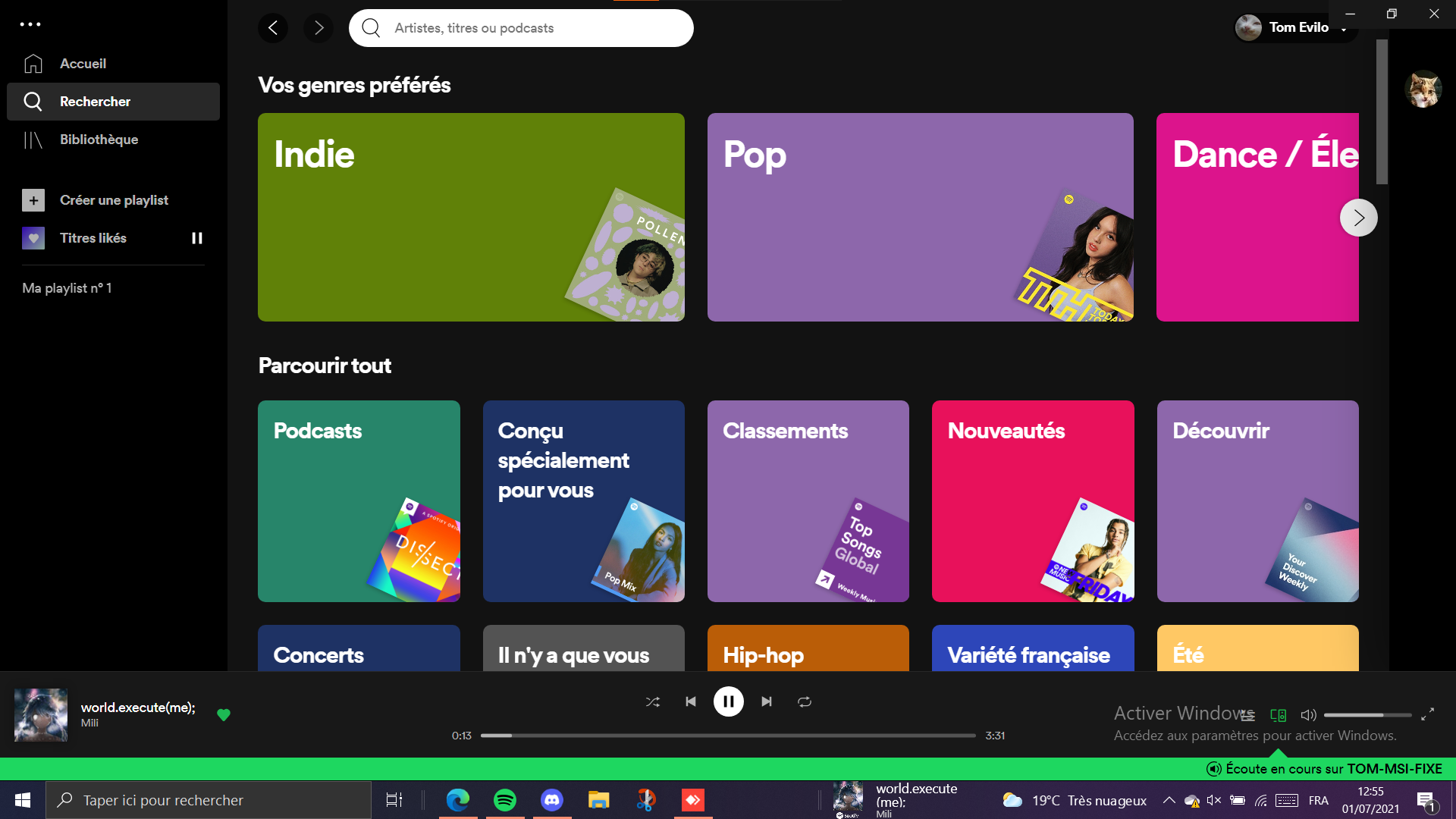 DeskBand Media Controls