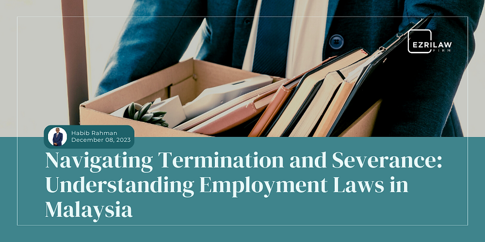 Navigating Termination and Severance: Understanding Employment Laws in ...