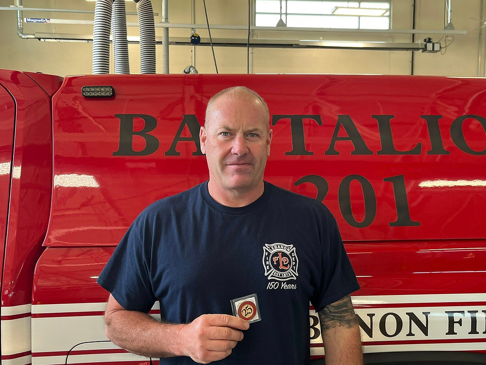 Chief Dickerson Recognized For 25 Years Of Service