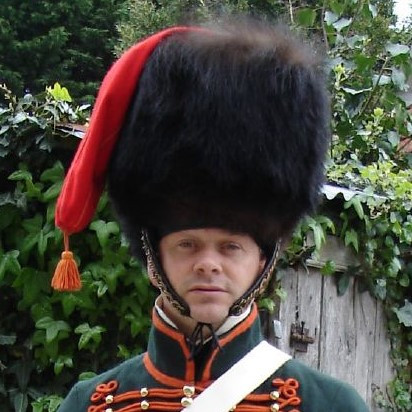 Colback en ours noir, Chasseur à Cheval de la Garde Impériale ...