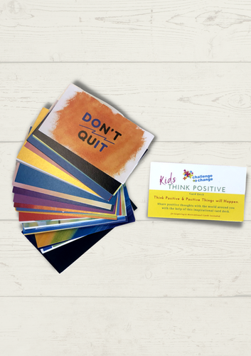 Think Positive Cards- Kids Edition | Challenge to Change