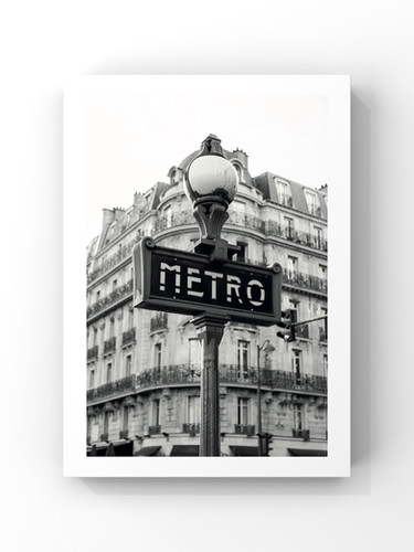 Metro Station Poster Table | TABLODES
