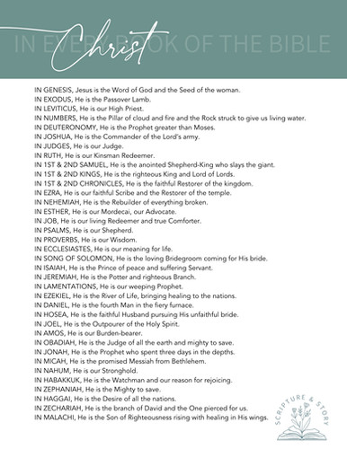 Christ in Every Book of the Bible | Scripture & Story