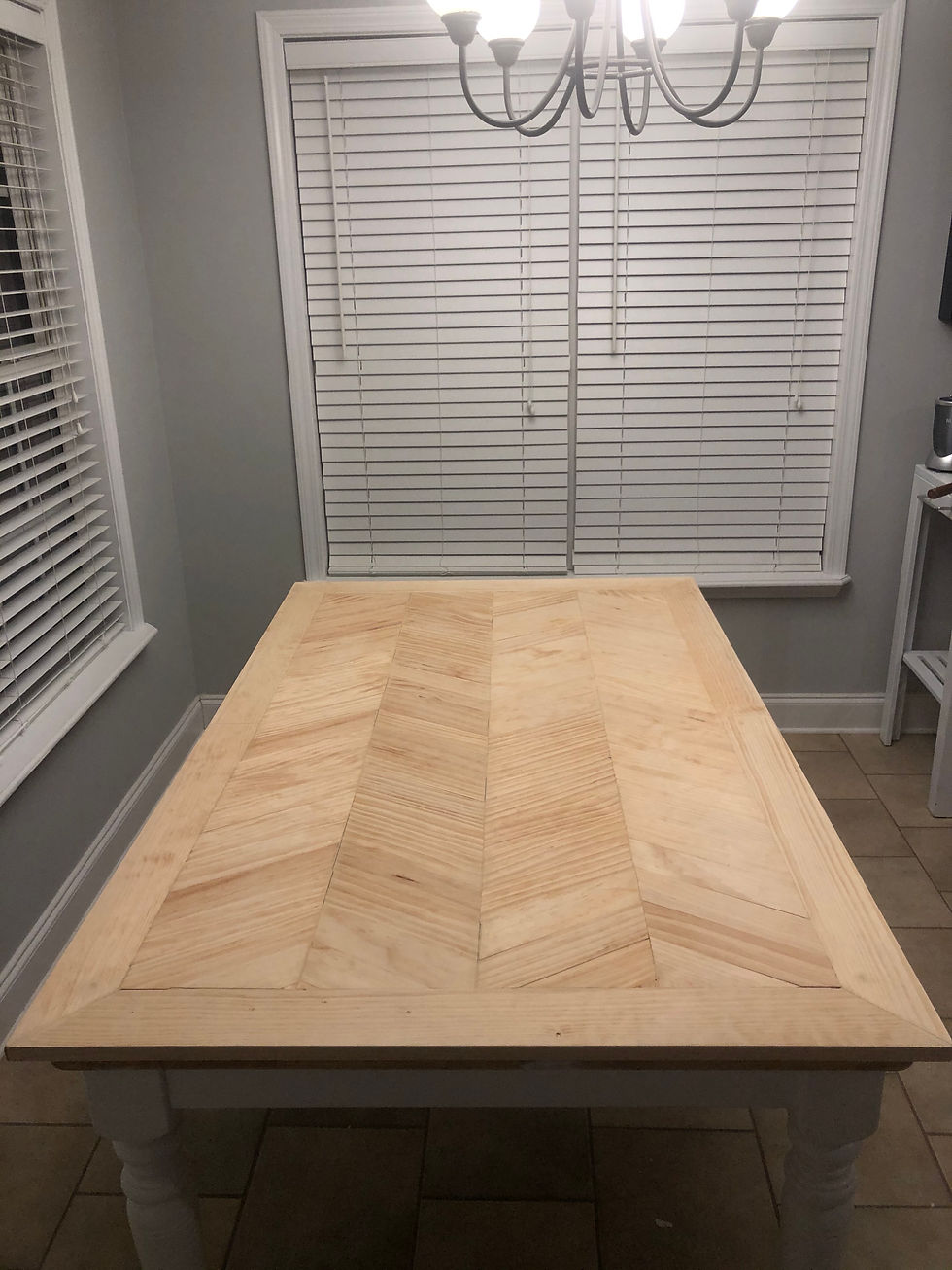 Dining Table Makeover - Tile Turned Farmhouse