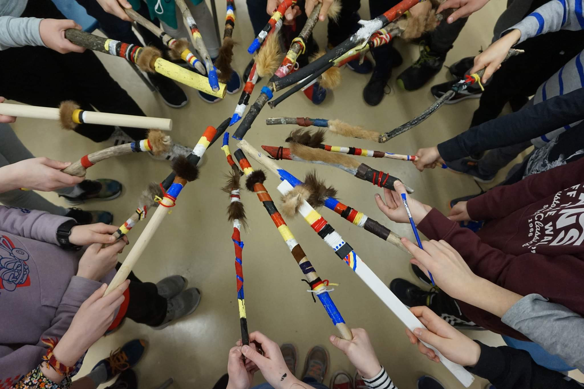 Fabrication de bâton de parole