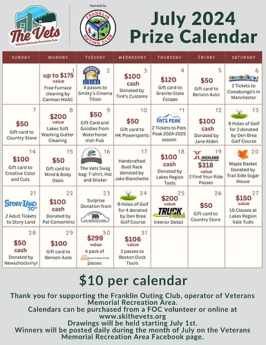 Support Us | Veterans Memorial Recreation Area