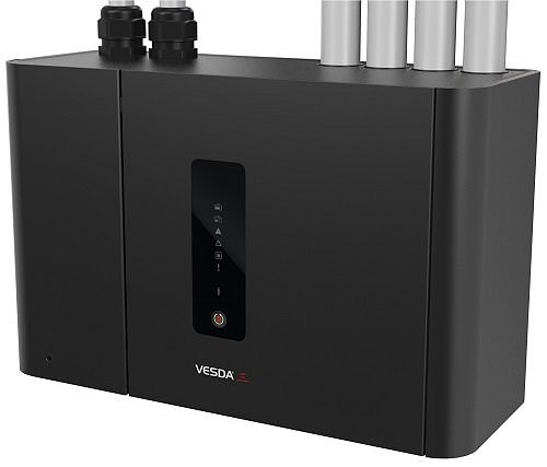 Vesda / Aspirating Detector with LEDs, 4 Pipes, PlasticEnclosure / VEP ...