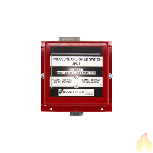 Kidde / Pressure Operated Switch, 3 Pole Double Throw / 81-486536-000 ...
