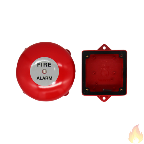 Vimpex / Alarm Bell 150mm (6 inch) 24V w/ Weatherproof Box / MBF-6+BBX ...