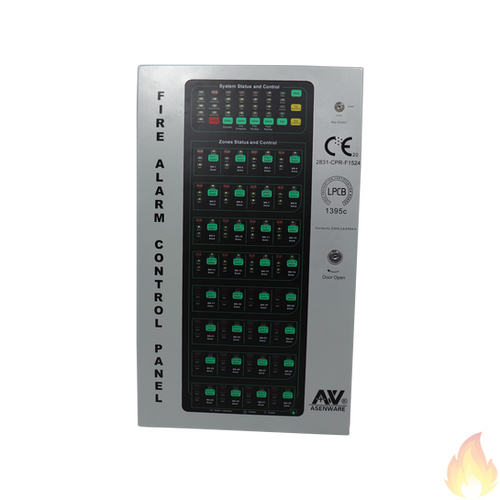 Asenware / 16 Zone Conventional Fire Alarm Panel (pump status) / AW ...