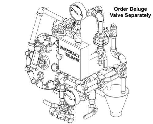 Viking / 2-1/2" & 3 (DN65 & DN80) Model F Deluge Valve Vertical ...