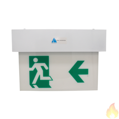 Auto-Source / Wall Mount 3W LED Exit Sign Plate 320mm LED / ALED-P320C | FIREXFIRE