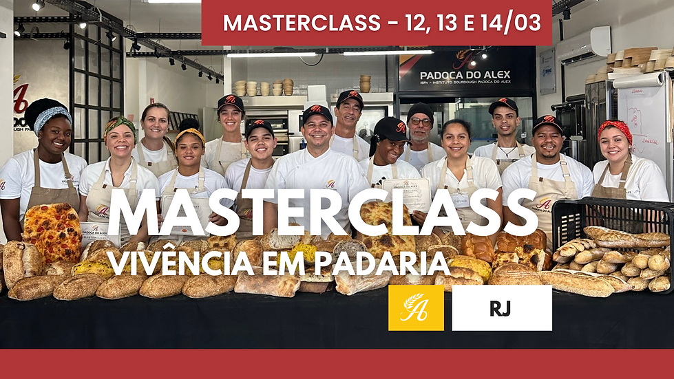 Padoca do Alex - Pão Fermentação Natural Rio de Janeiro Workshop Curso