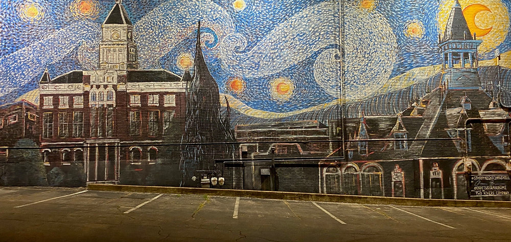Clarkville's Innovative Street Art, From Sergeant Carter to Van Gogh