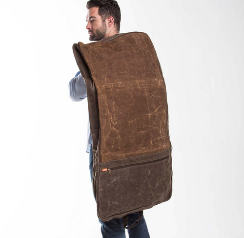 "Waxed Canvas" Garment Bag | Silver Linings Gifts