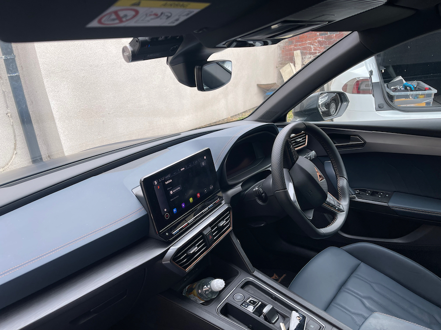 Cupra Dashcam install - Leeds West Yorkshire