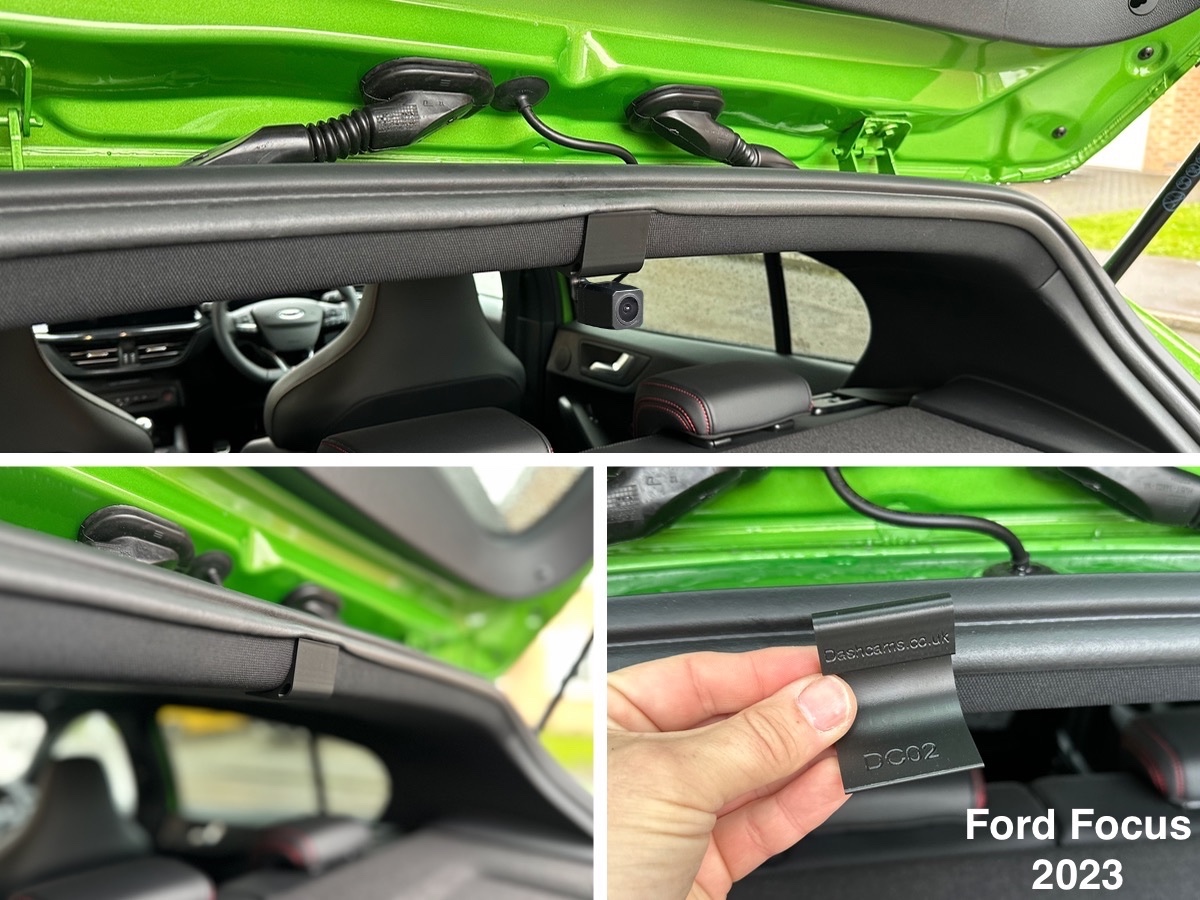 Rear dashcam mount for any rear dash camera