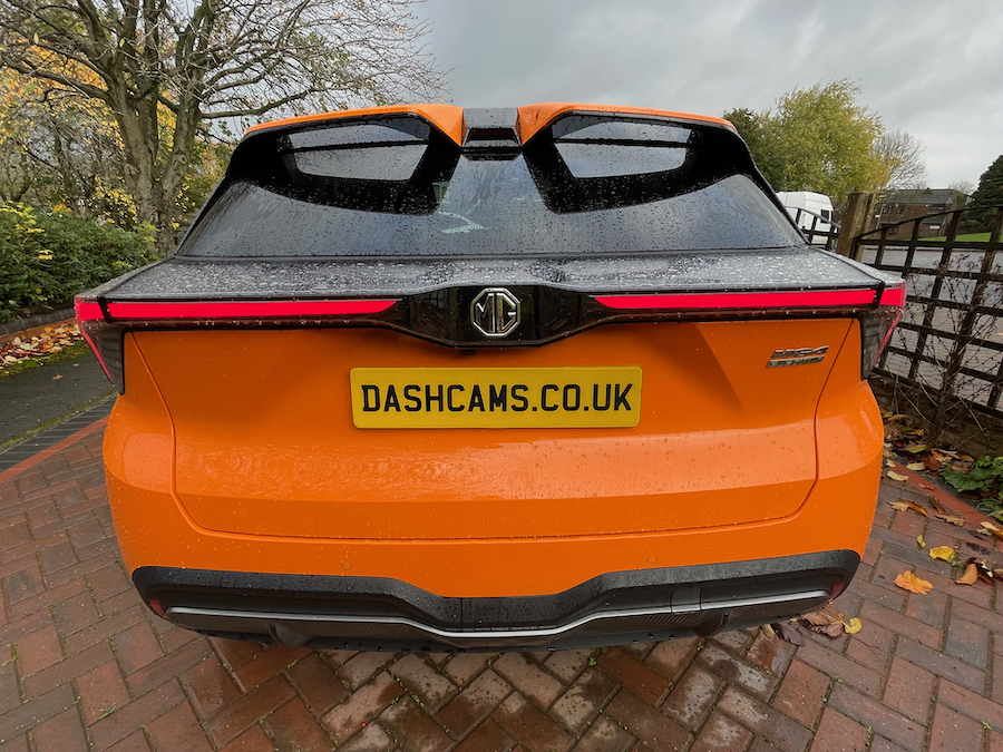 MG4 Dash cam install