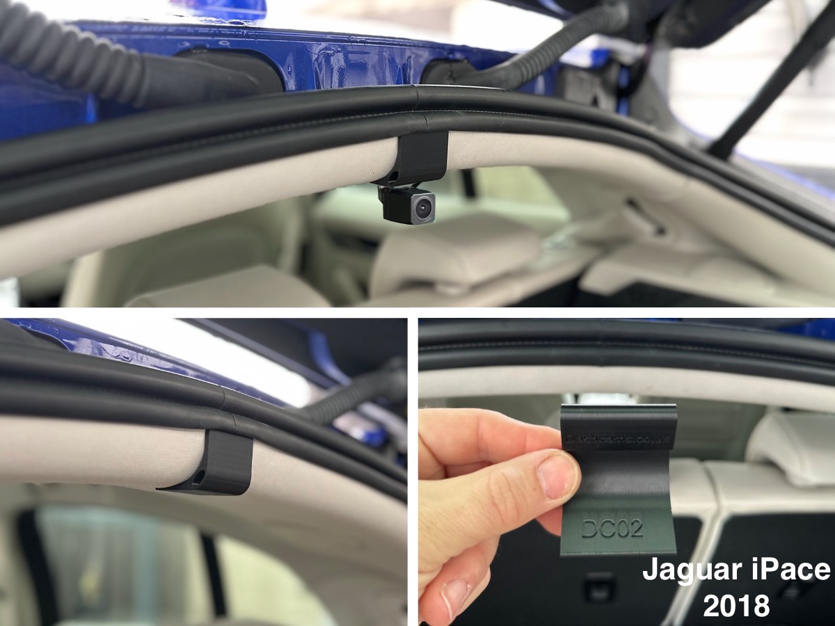 Rear dashcam mount for any rear dash camera