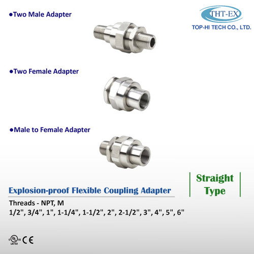 Explosion-proof Flexible Coupling Adapter (Straight Type) | Taiwan | THT-EX