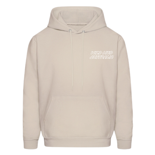 Wild Mob Australia Signature Hoodie Unisex Sand | Wild Mob Australia