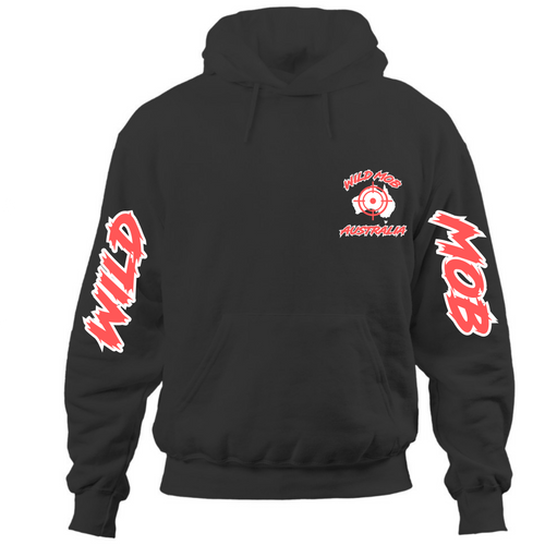 Men's Wild Mob Signature Hoodie Red | Wild Mob Australia