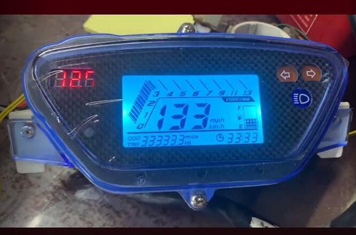 HONDA DIO AF18 7 Background Colors Digital Speedometer | Dee's Scooter ...