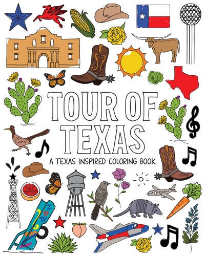 Tour of Texas: A Texas Inspired Coloring book | greattexasline-3