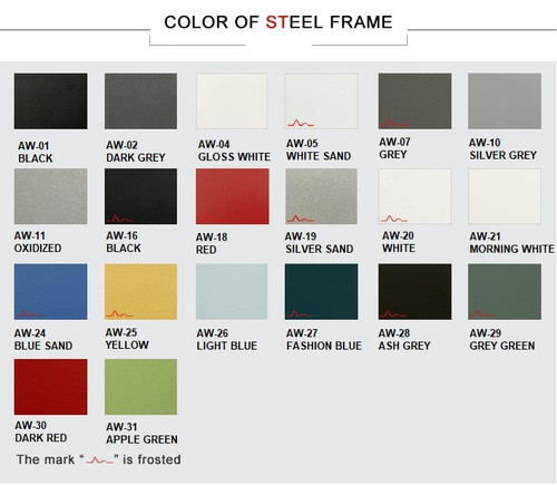 Steel Frame Color | Amercis