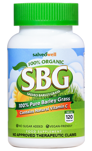 SBG Capsules | 500mg | 120s | Salveo Barley Grass