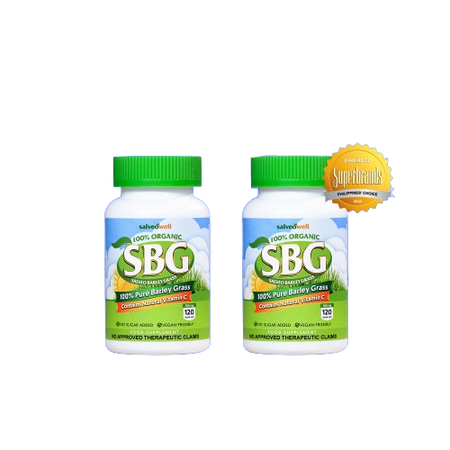 2 SBG Capsule Bottles | Salveo Barley Grass