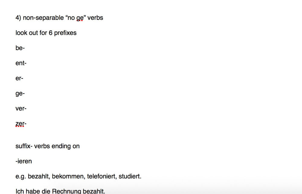 Learn the Perfekt tense in German here