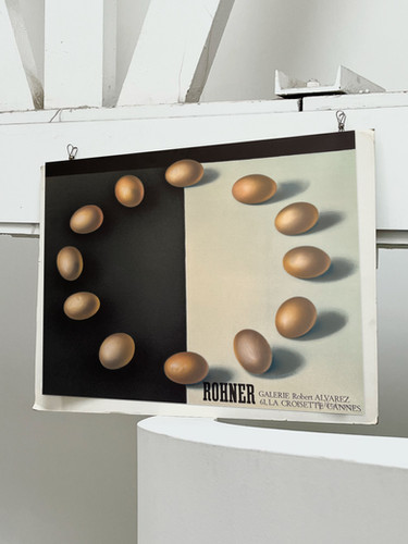 1975 Georges Rohner French Art Exhibition Lithograph | My Site