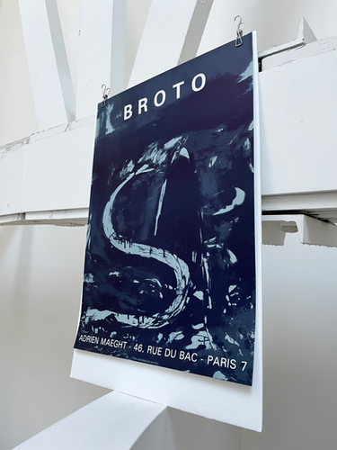 1984 José Manuel Broto Art Exhibition Lithograph | My Site