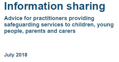 CHANGES IN INFORMATION SHARING: ADVICE FOR PRACTITIONERS PROVIDING ...