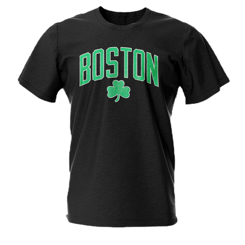 BOSTON Shamrock Black Shirt | Fenway Brothers