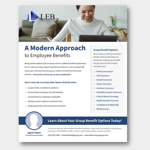 Group Benefits Flyer (PDF DOWNLOAD) | The LEB Store