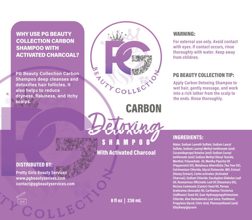 Carbon Detoxing Shampoo | PG Beauty Services